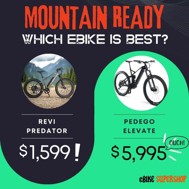 REVI Predator vs. Pedego Elevate: Electric Mountain Bike Comparison ...