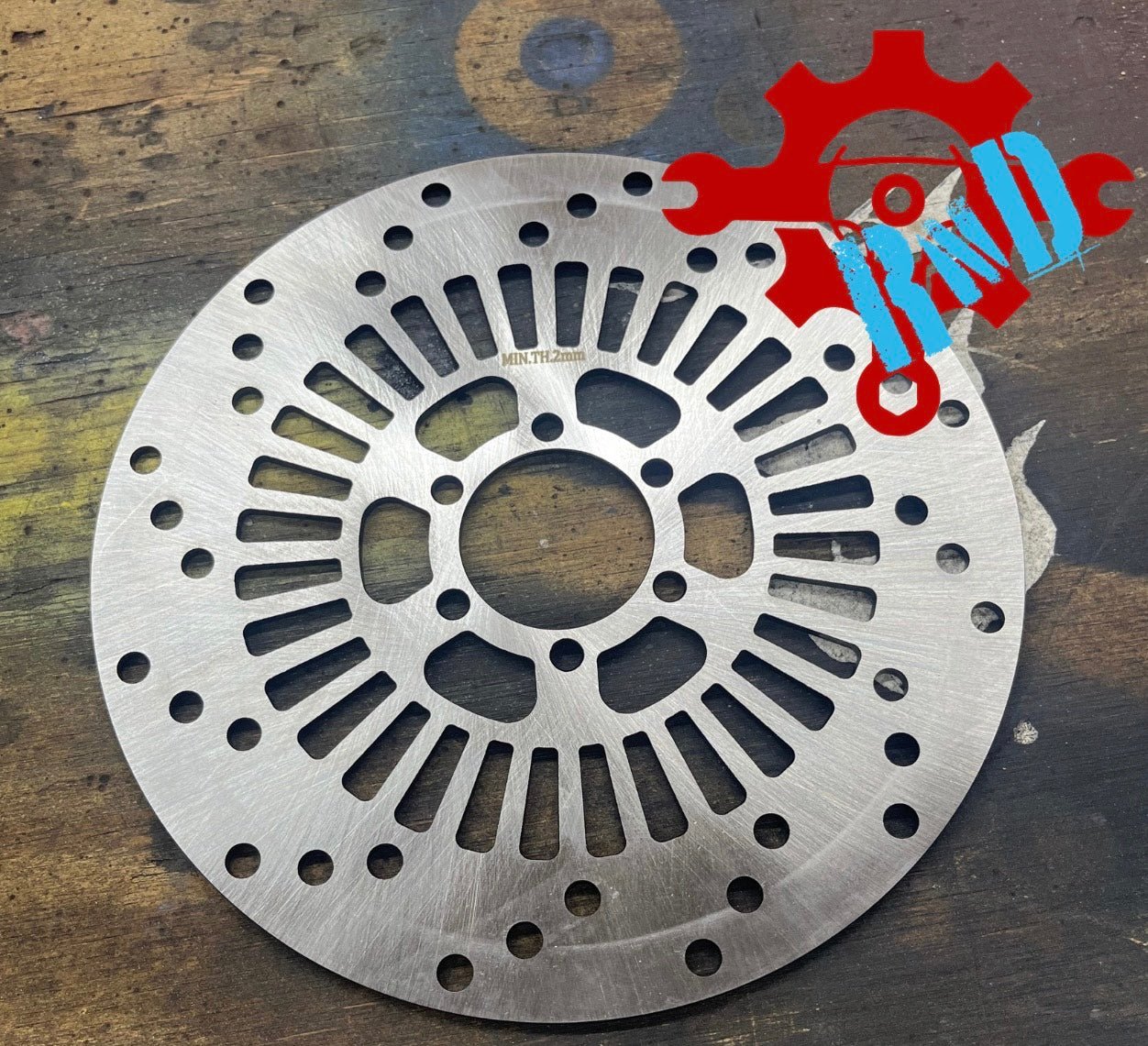 180mm Thick style Rotor for Stock Razor Wheels - eBike Super Shop