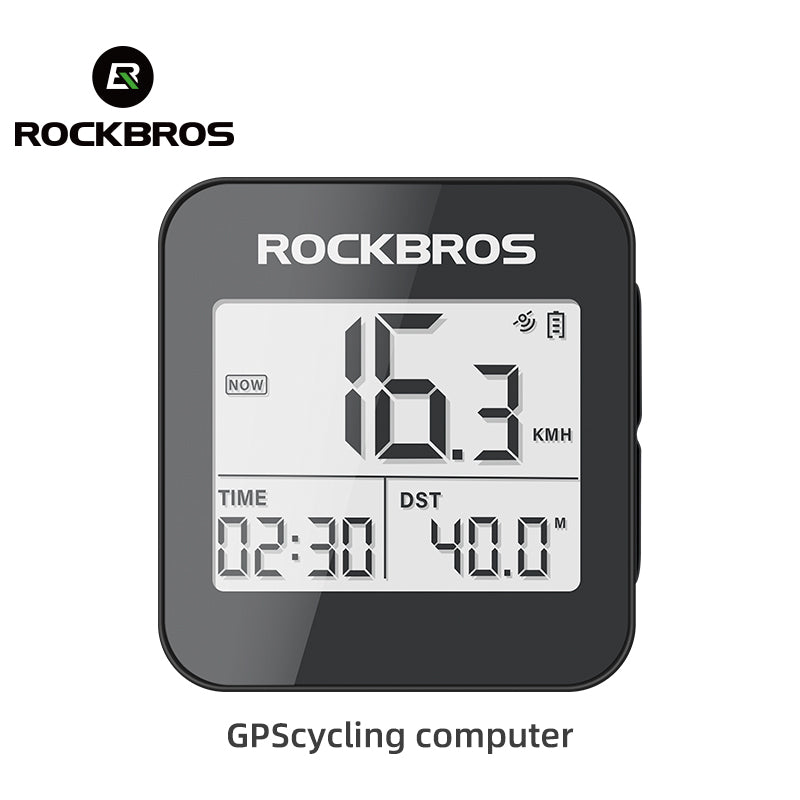 ROCKBROS Smart GPS Speedometer - IPX6 Waterproof Cycling Computer | eBike Super Shop