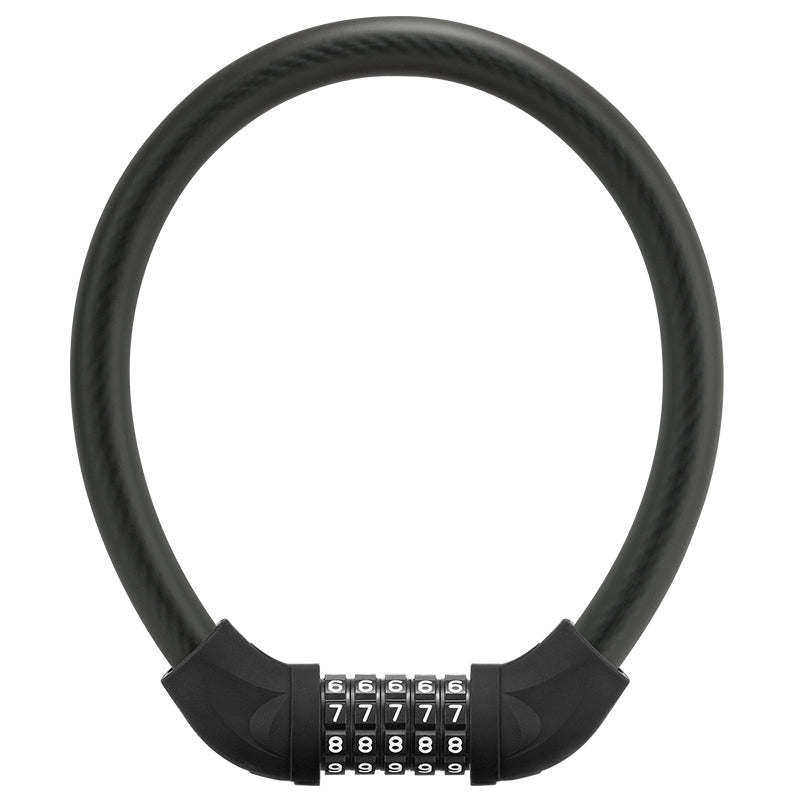 ROCKBROS Bike Lock 5 Digit Cable Lock Lightweight Bicycle Lock Combina ...