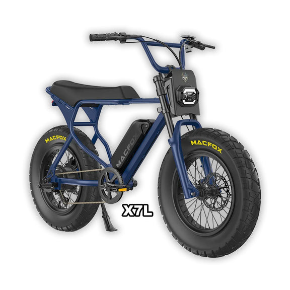 eBike Macfox X7 - Navy Blue - In a Box - X7L Trim | eBike Super Shop