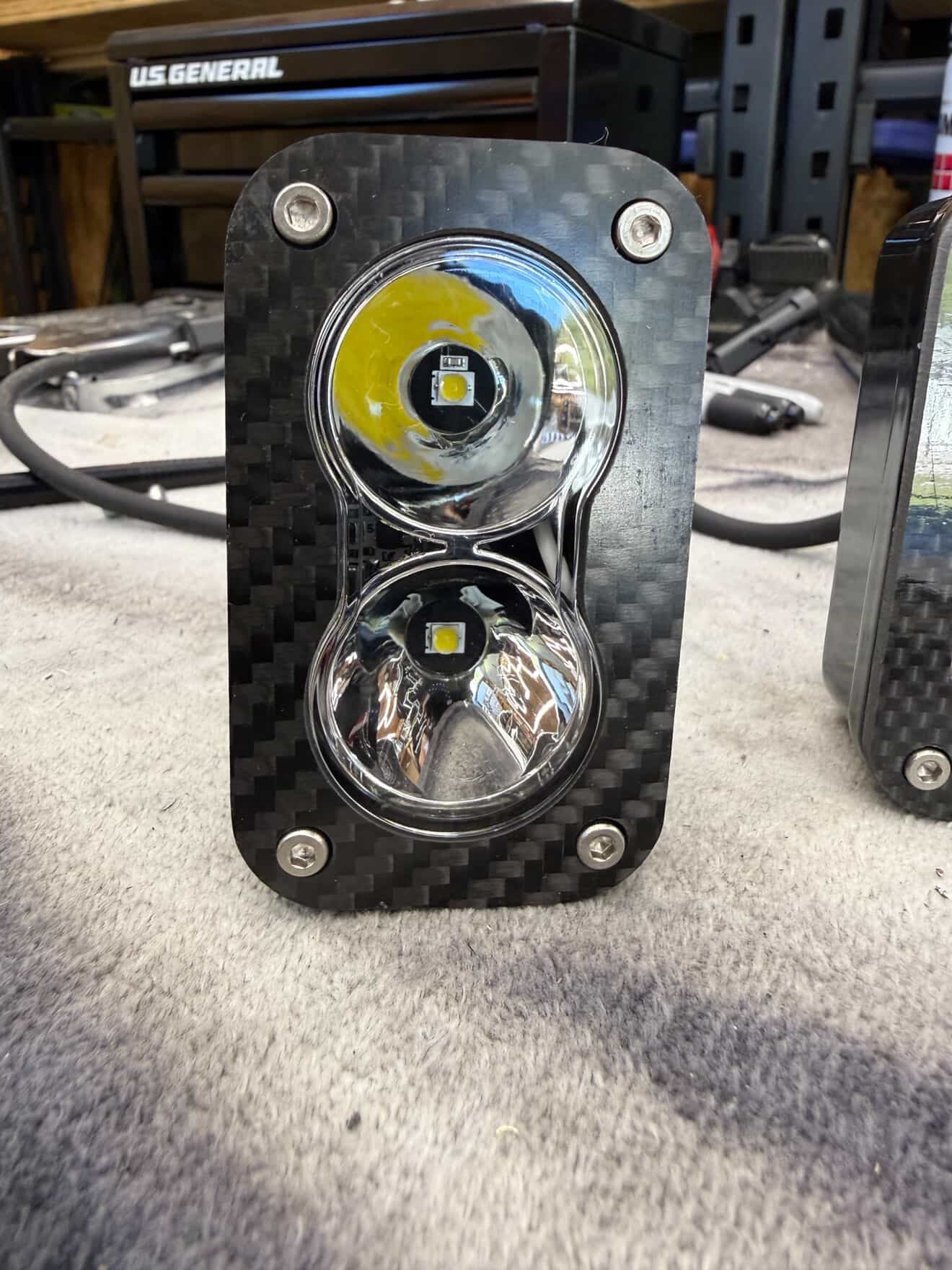 Baja Designs S2 Carbon Fiber Replacement Bezel | eBike Super Shop