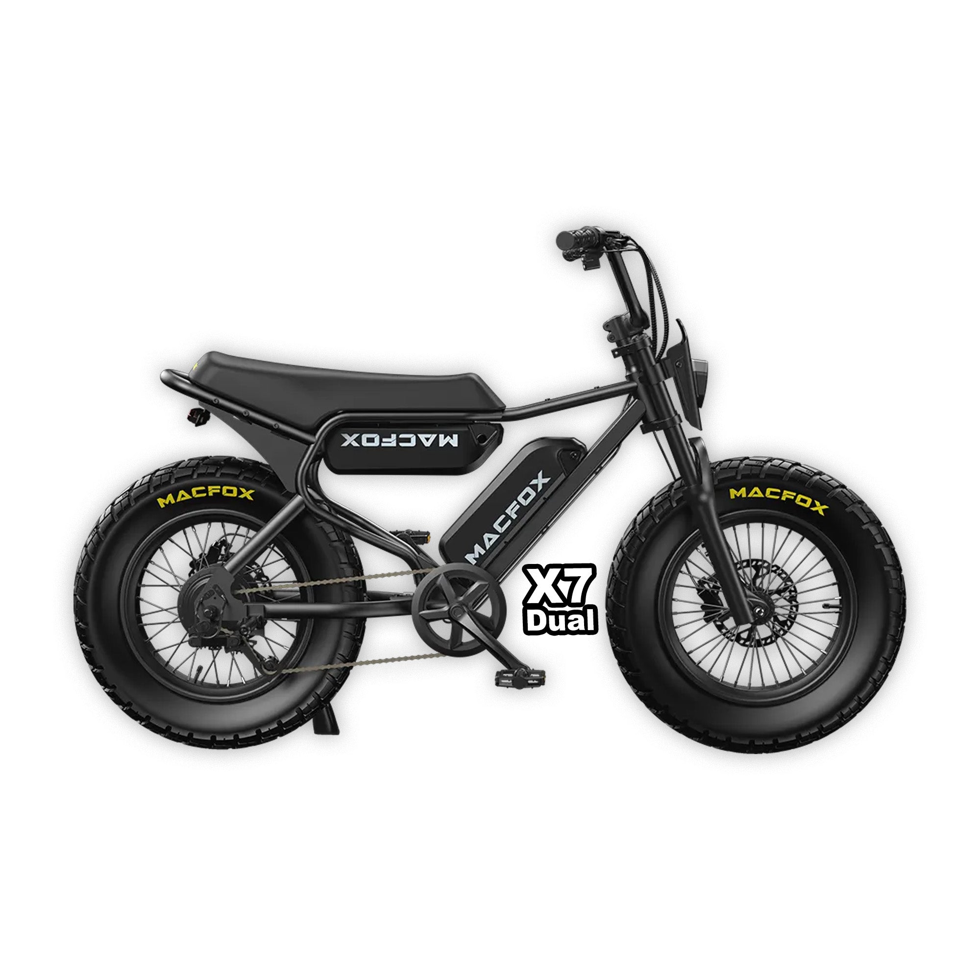 Macfox X7 Electric Bike – 750W Fat Tire Ebike for All-Terrain Adventures - eBike Super Shop