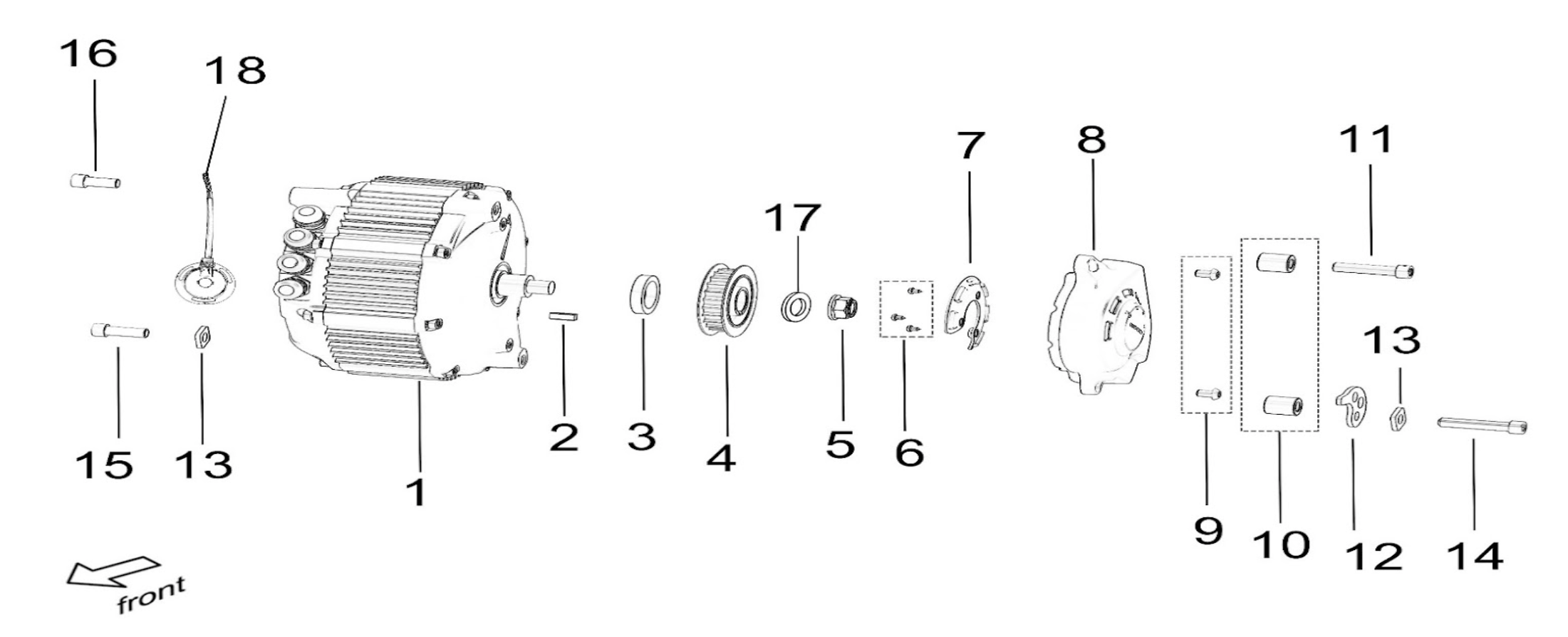 Surron Light Bee Motor Woodruff Key | eBike Super Shop