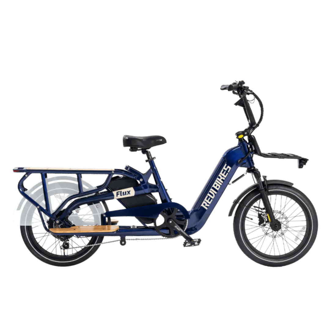 REVI Flux 750w Step Thru Ebike 20x2.4 Fat Tire Mini Fat Tire Electric ...