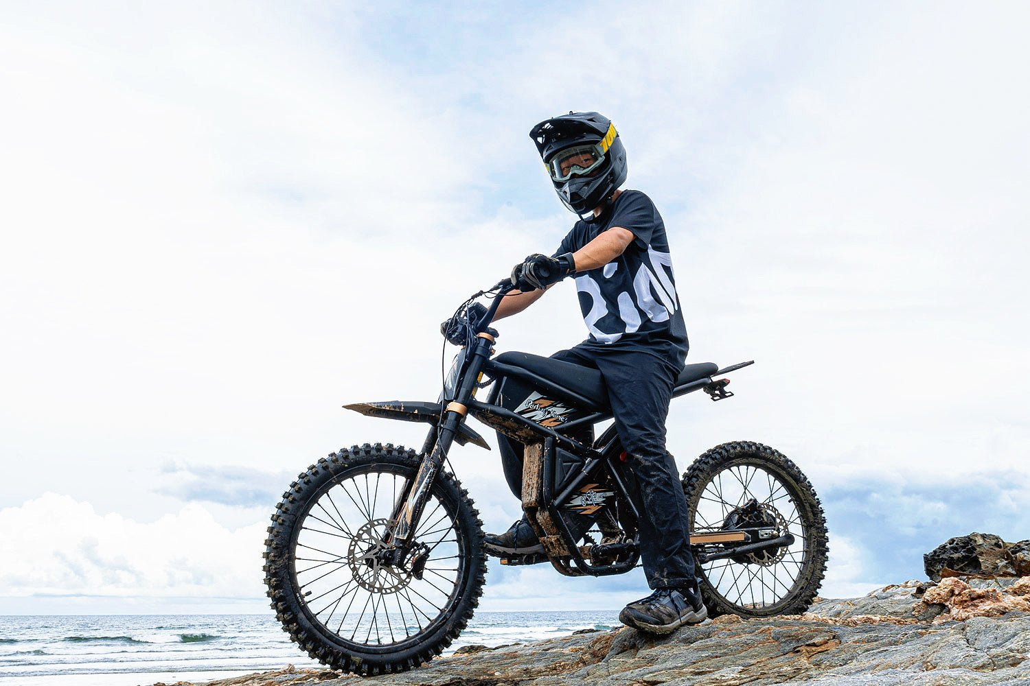 Riding Times GT73 Pro Electric Motorbike | 3000W Off-Road Electric Dirt Bike - Black - eBike ...