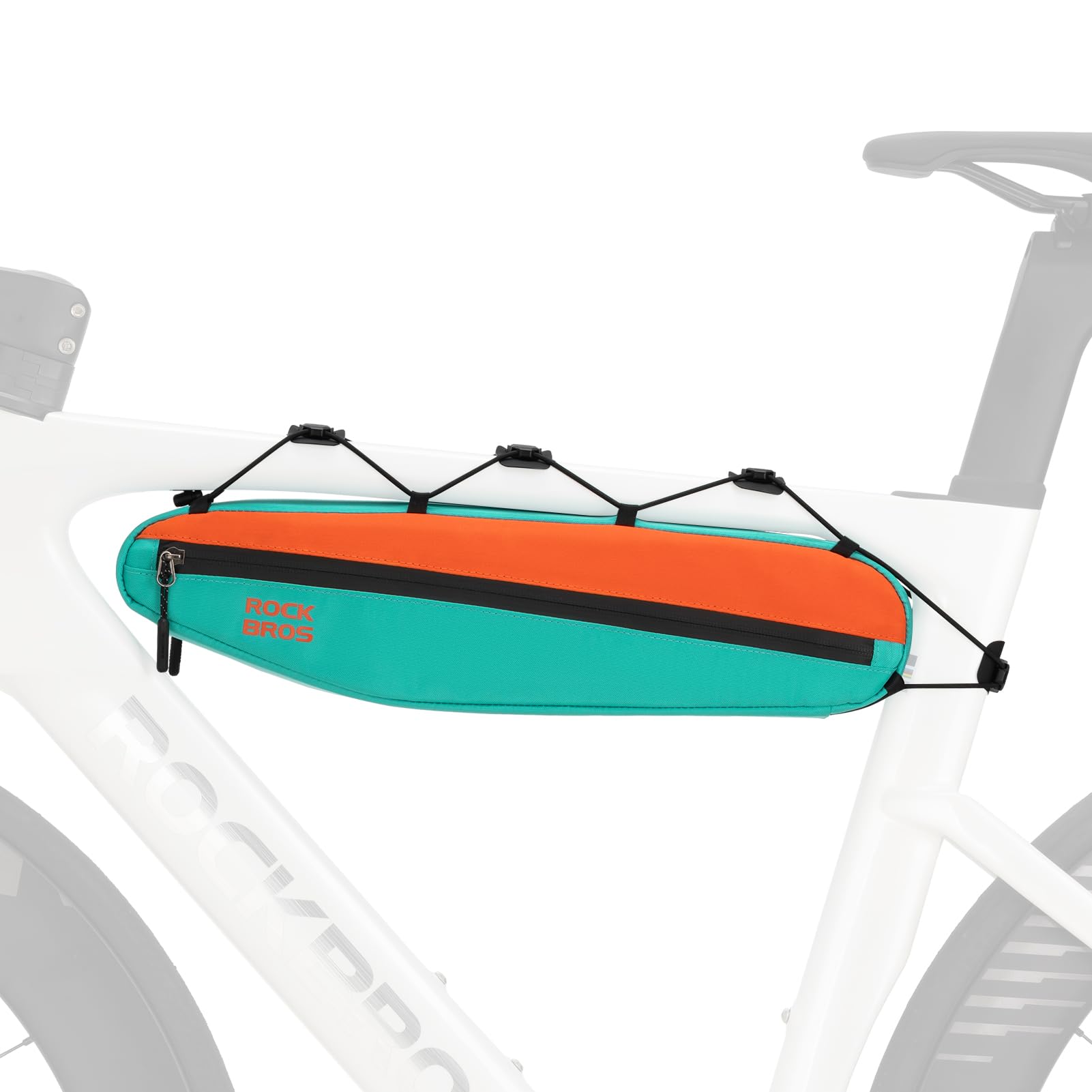 ROCKBROS Urban Rider Series Bike Frame Bag 1.5L Triangle Storage Pouch ...